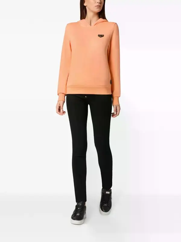 Philipp Plein Logo-plaque Hoodie - Orange