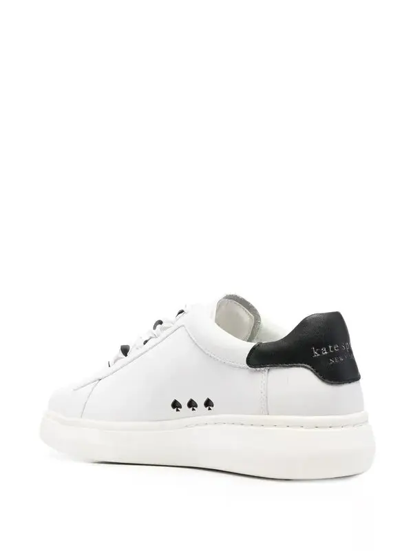 Kate Spade New York Polka-dot Lace Leather Sneakers