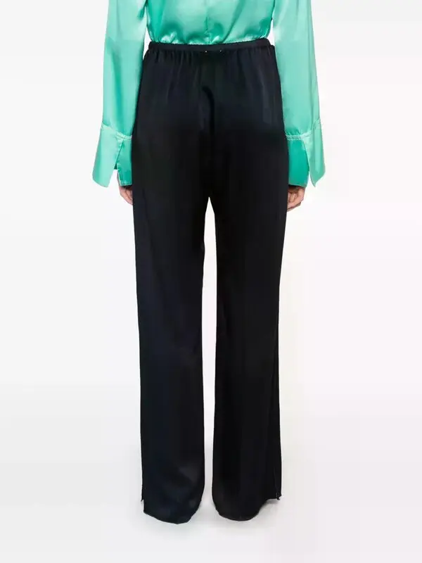 FORTE_FORTE Satin Straight-leg Trousers