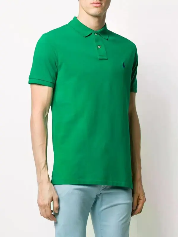 Polo Ralph Lauren Embroidered Logo Polo Shirt - Green