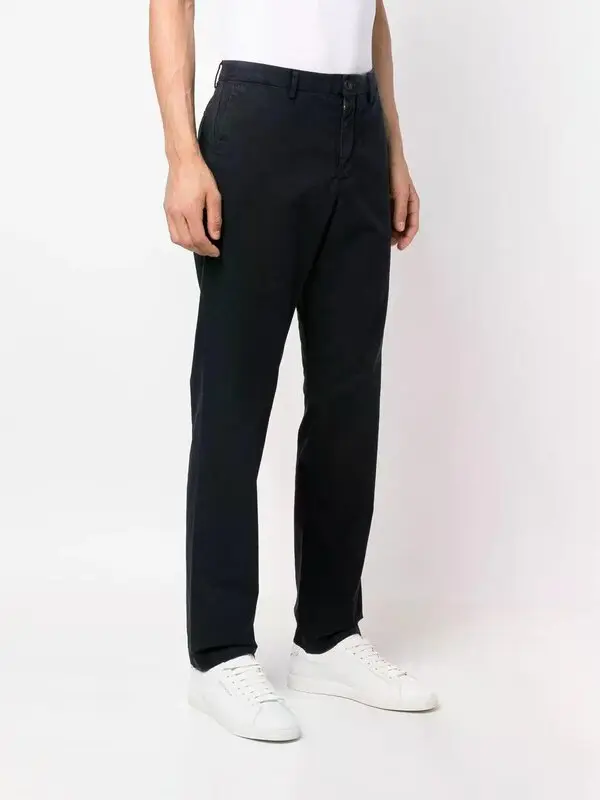 Paul Smith Organic Cotton Chinos Trousers - Blue