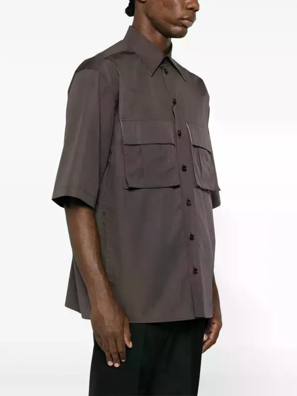 Dolce & Gabbana Logo-embroidered Cargo Shirt