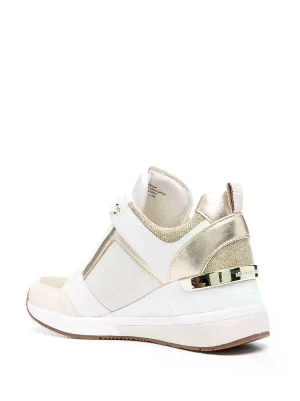 Michael Kors Wedge-heel Lace-up Sneakers