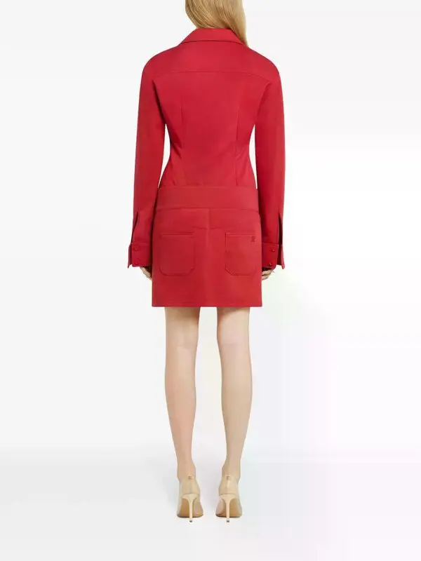 COURREGES Belted Mini Skirt
