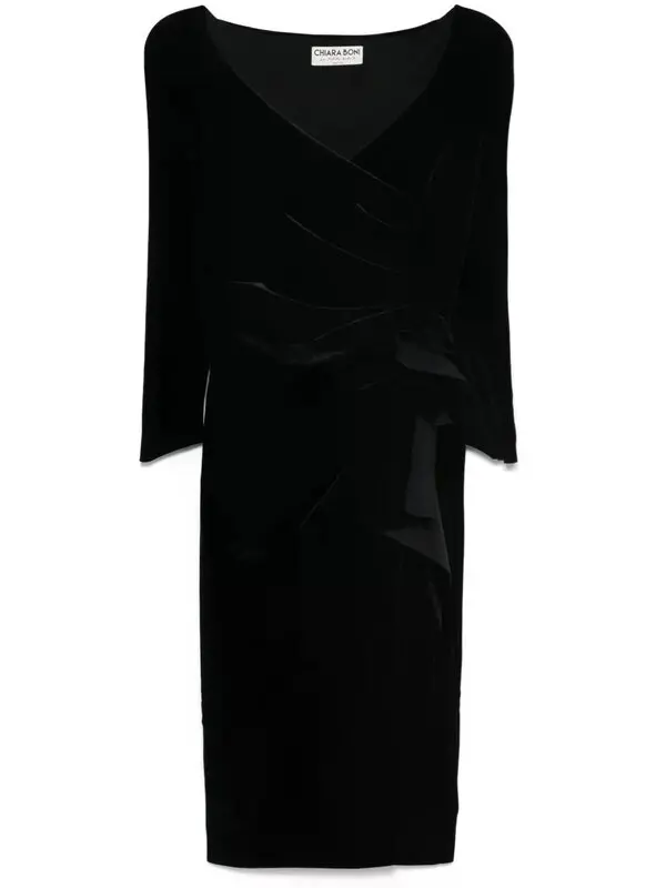 Chiara Boni La Petite Robe Silveria Midi Dress - Black