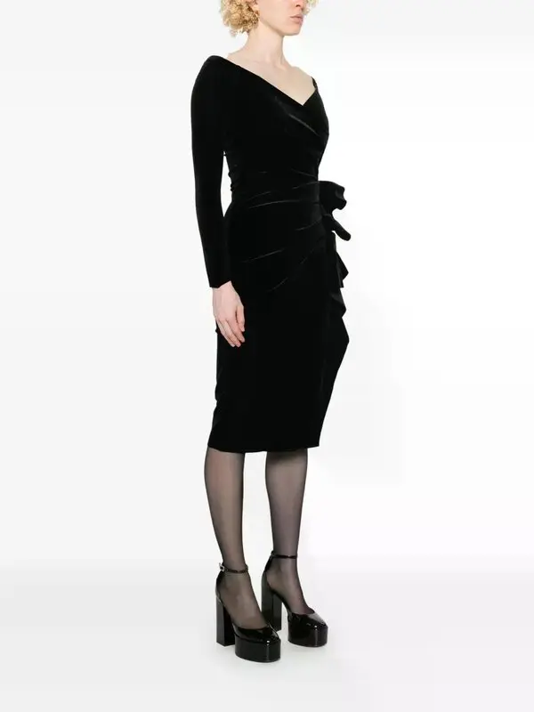 Chiara Boni La Petite Robe Silveria Midi Dress - Black