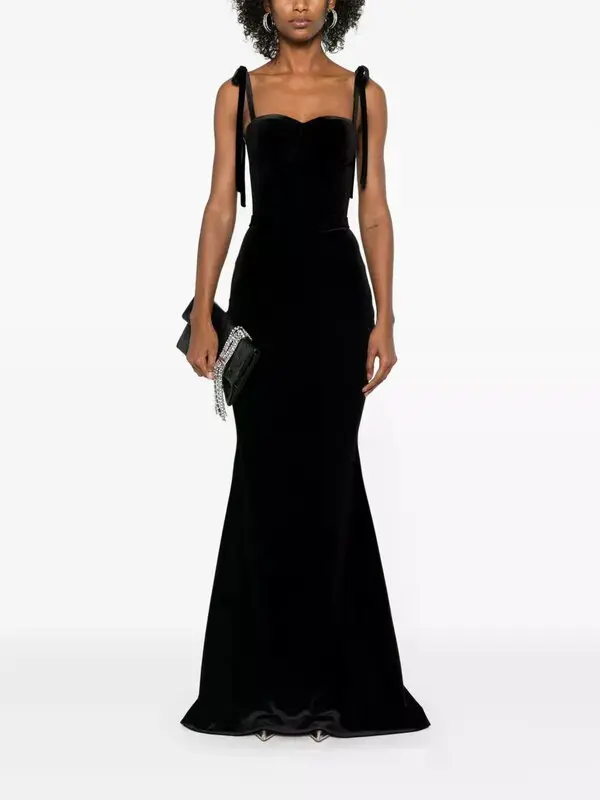 CRISTALLINI Cybele Gown - Black