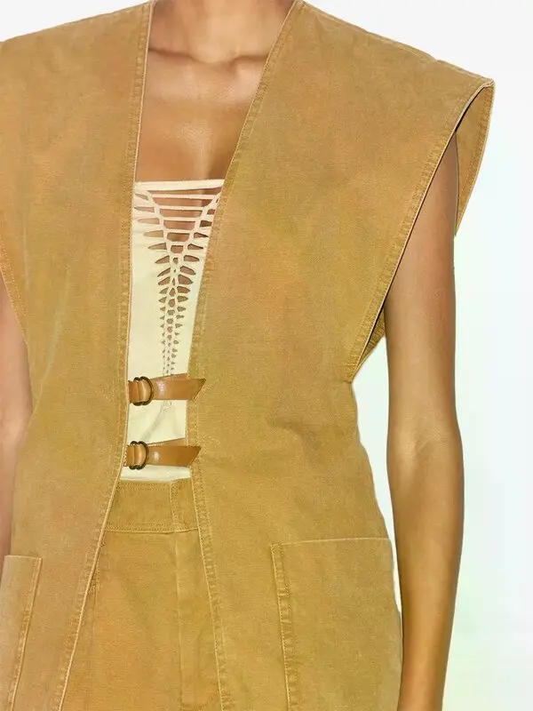 Isabel Marant Étoile Falila Waistcoat - Brown