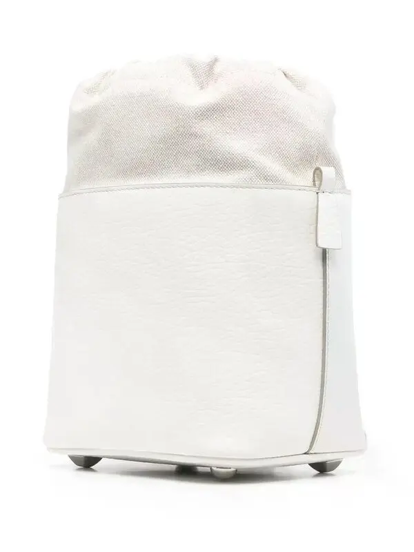 MAISON MARGIELA Small 5ac Bucket Bag - White