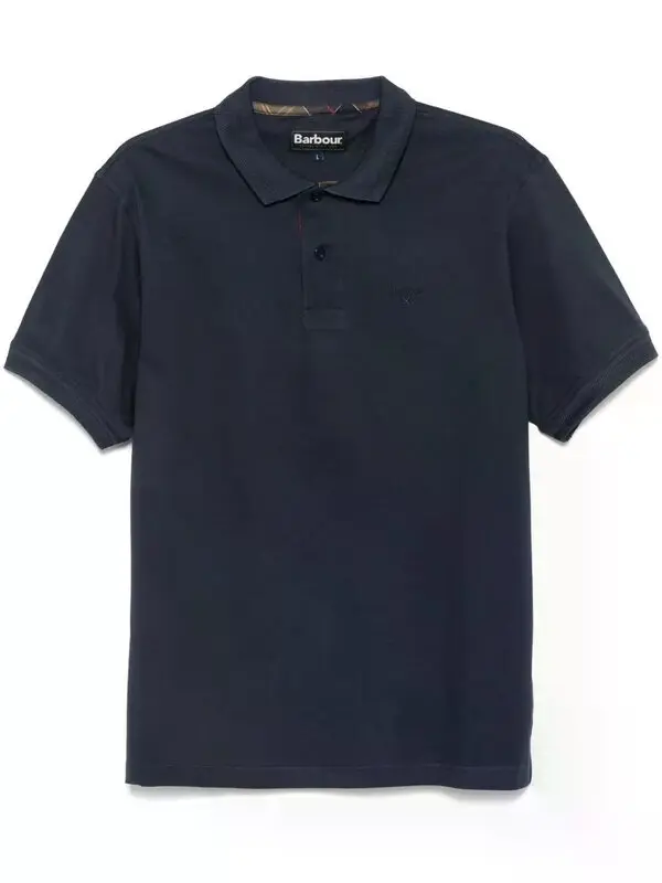 Barbour Tartan Piqué Polo Shirt