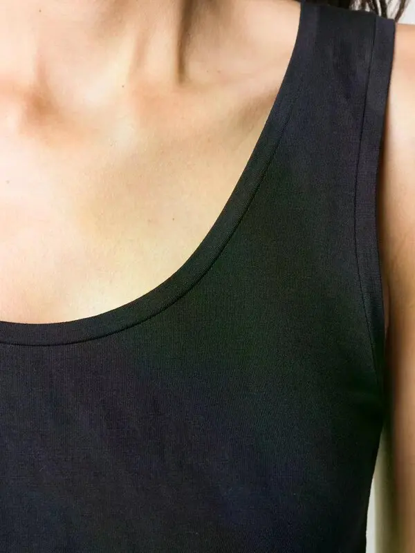 Majestic Filatures Scoop Neck Sleeveless Top - Blue
