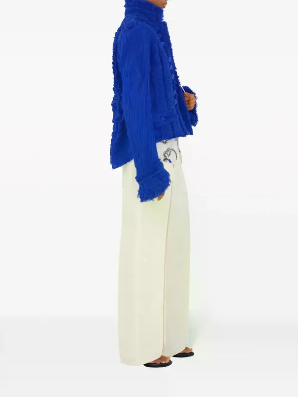 Burberry Tapered-leg Canvas Trousers - White