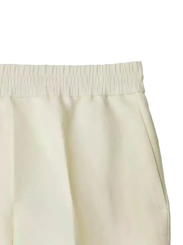 Burberry Tapered-leg Canvas Trousers