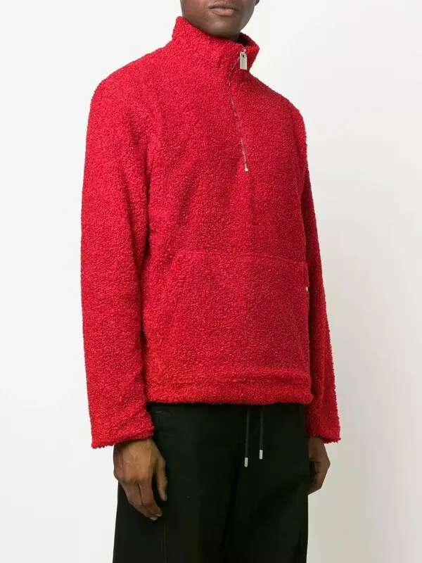1017 Alyx 9sm Cotton Bouclé Sweatshirt - Red