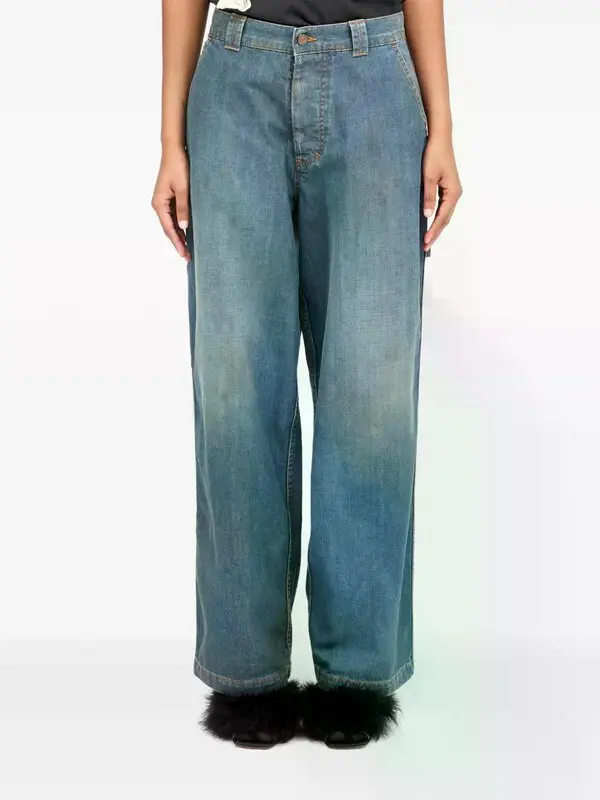 MAISON MARGIELA Americana Wide-leg Jeans - Blue
