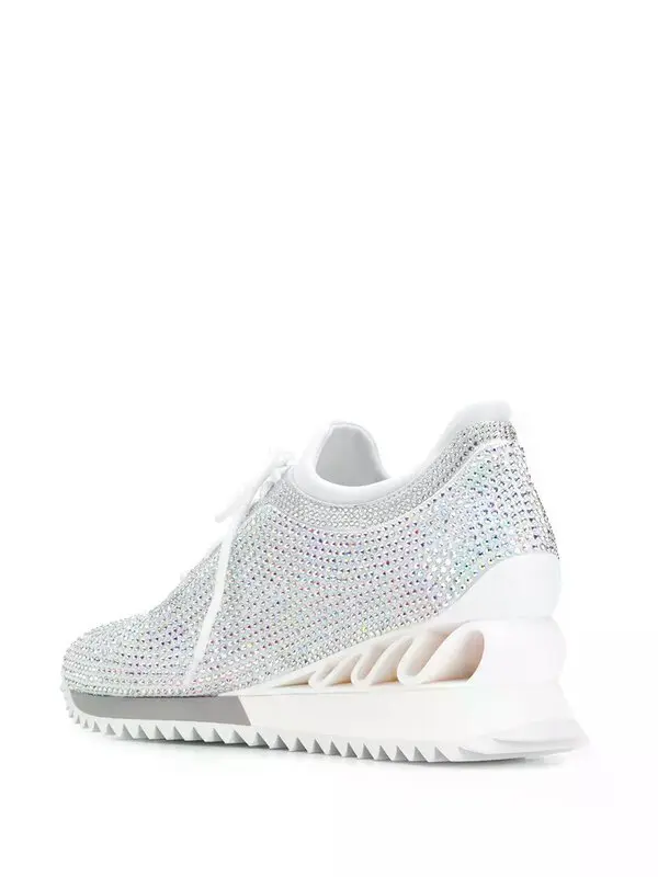 LE SILLA Reiko Wave Embellished Wedge Sneakers
