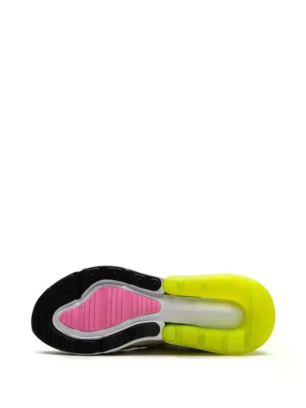 Nike Max 270 Pure Platinum Volt Sneakers - White