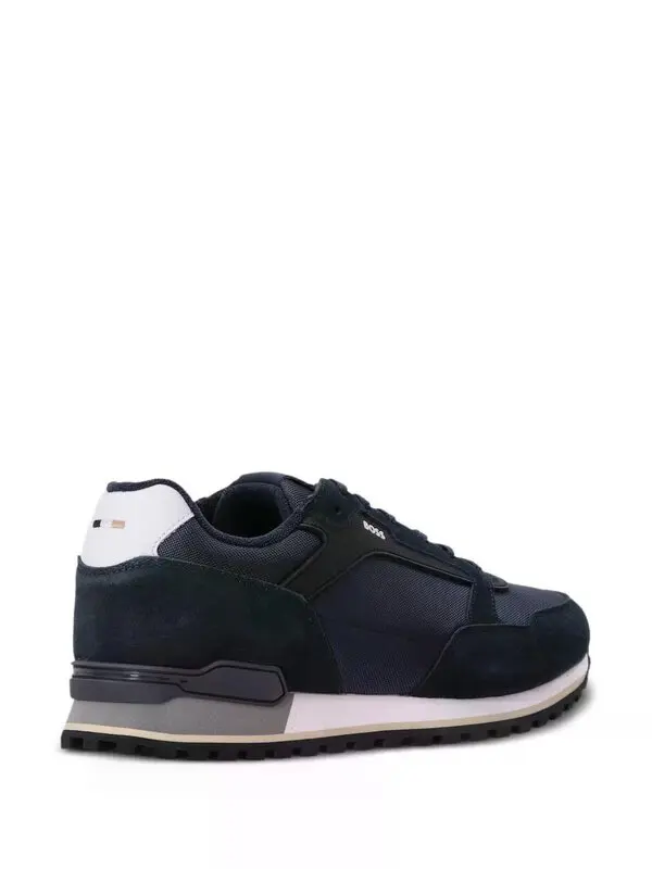 BOSS Suede-trimmed Mesh Sneakers
