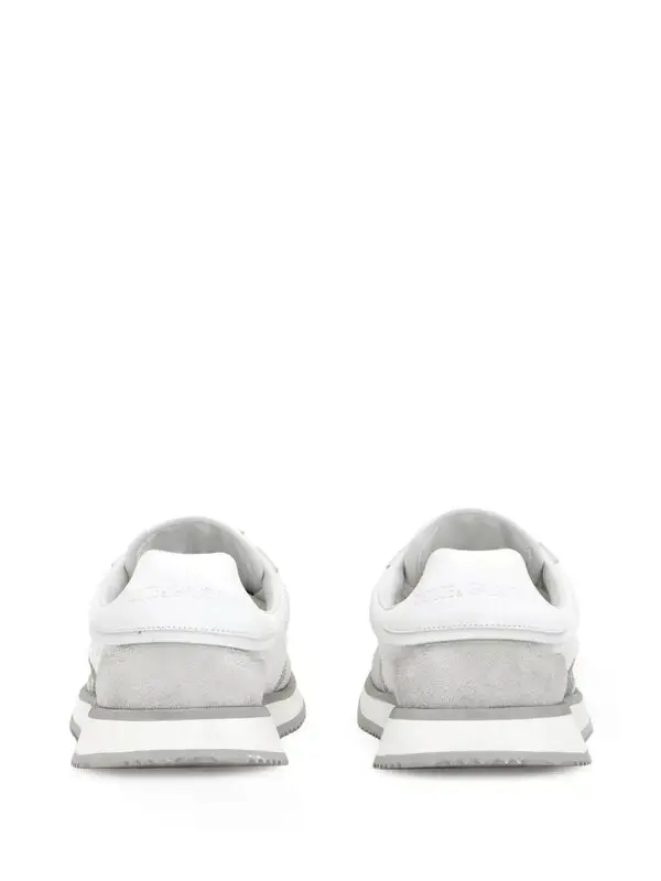 Dolce & Gabbana Dg Mixed-material Sneakers - White