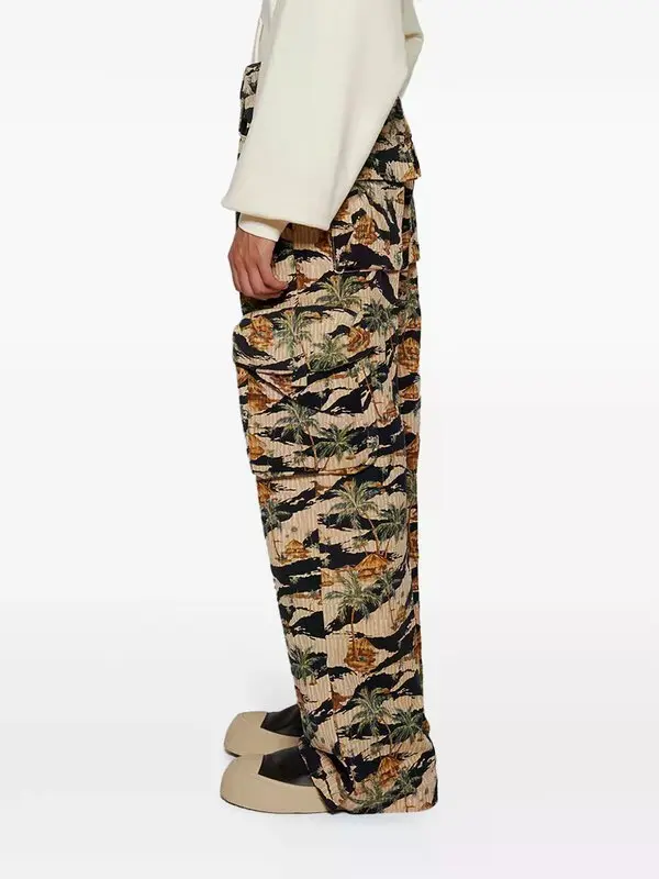 Amiri M65 Repeat Palm Baggy Cargo Pants