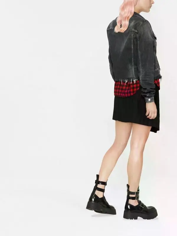 Dsquared2 Denim Jacket With Layered Shirt