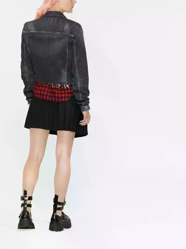 Dsquared2 Denim Jacket With Layered Shirt