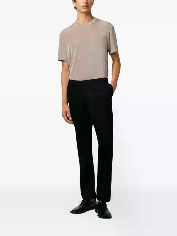AMI Paris Elasticated Wool Trousers