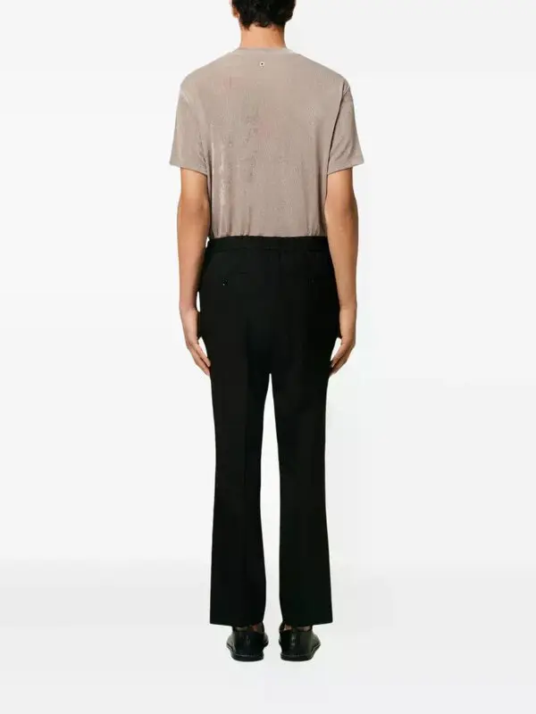 AMI Paris Elasticated Wool Trousers