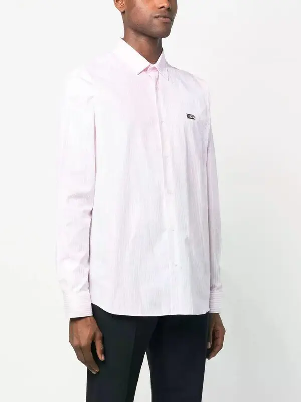 Philipp Plein Graphic-print Striped Shirt