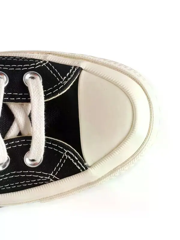 CONVERSE X COMME DES GARONS PLAY Chuck 70 Heart Print Sneakers - Black
