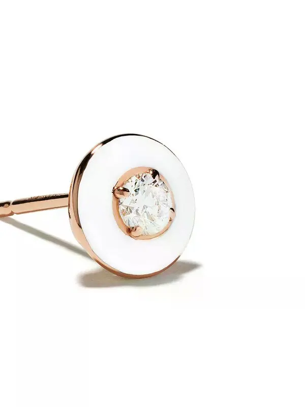 SELIM MOUZANNAR 18kt Rose Gold Diamond Stud Earrings