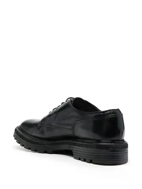Premiata King Brass Leather Derby Shoes