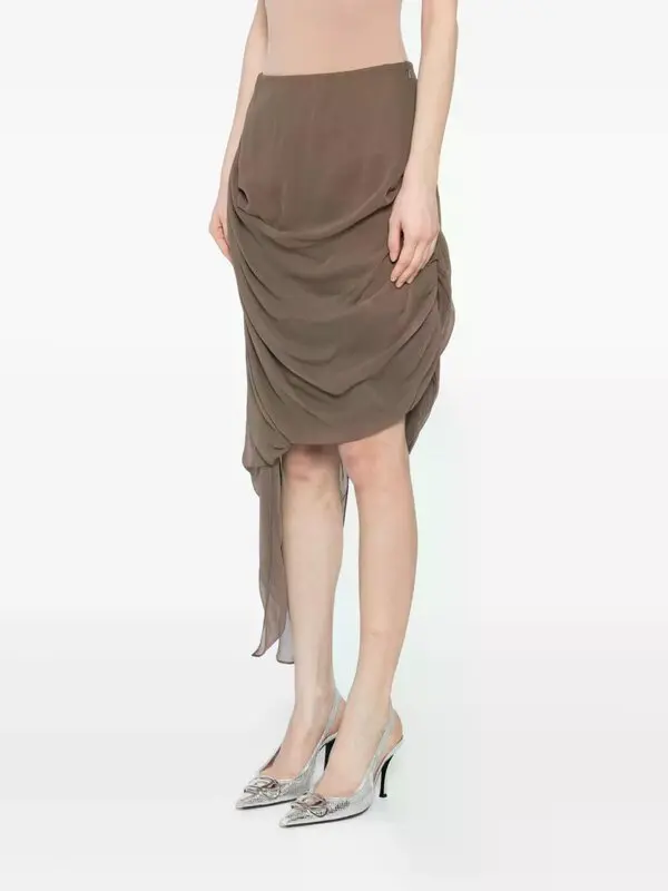 JNBY Asymmetric Draped Skirt
