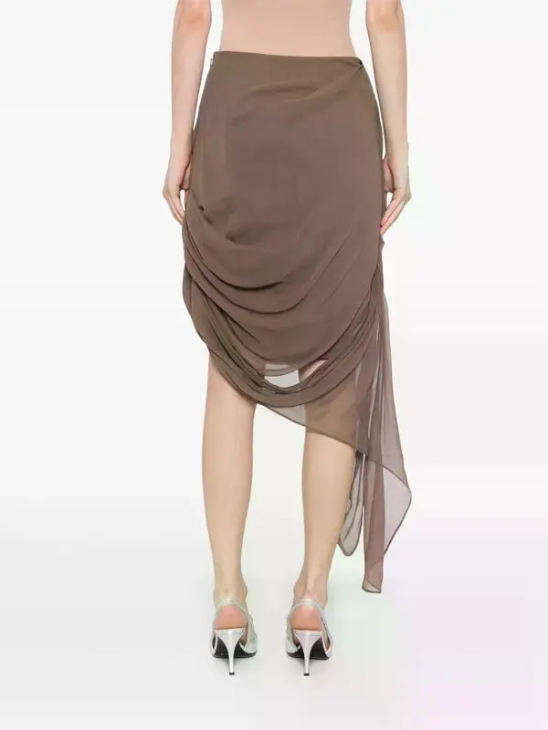 JNBY Asymmetric Draped Skirt