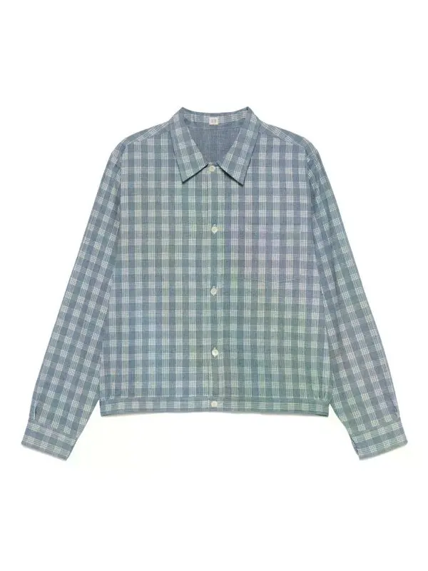 TAIGA TAKAHASHI Checked Shirt Jacket