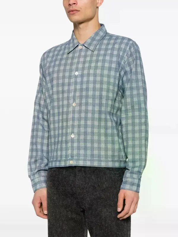 TAIGA TAKAHASHI Checked Shirt Jacket
