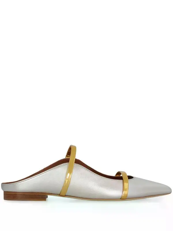 MALONE SOULIERS Maureene Ballerina Shoes - Silver