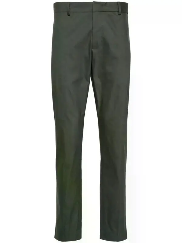 PT TORINO Mid-rise Tapered Chinos - Green