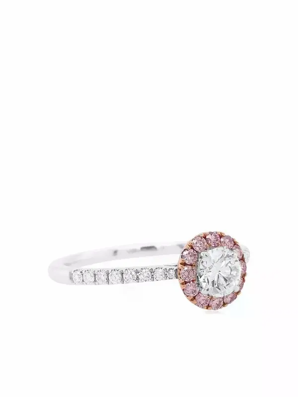 HYT JEWELRY 18kt Gold Argyle Diamond Ring - Silver