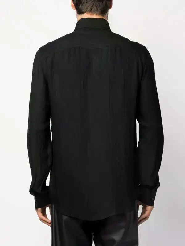 Patrizia Pepe Long-sleeved Twill Shirt