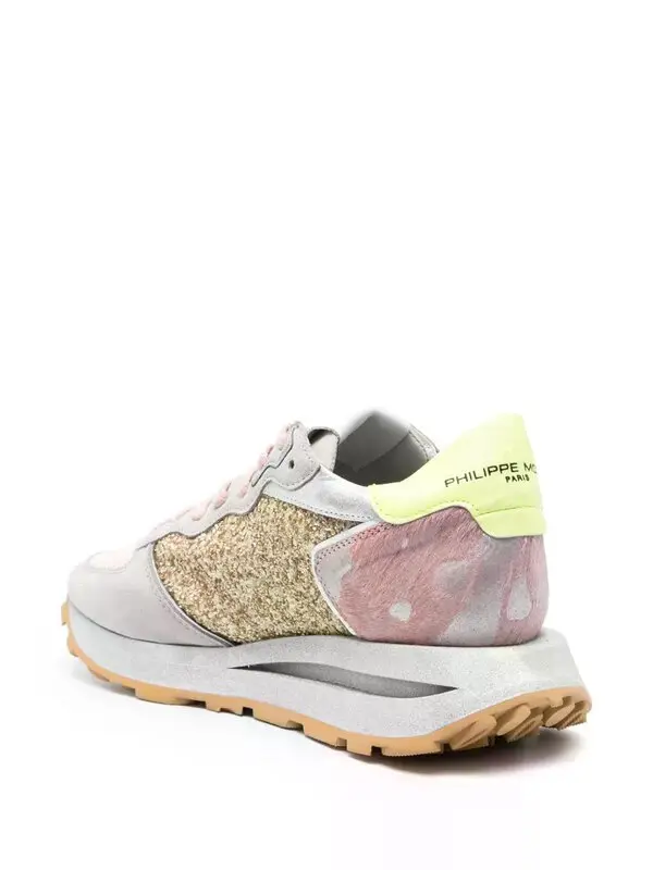 Philippe Model Tropez Haute Lace-up Sneakers - Grey