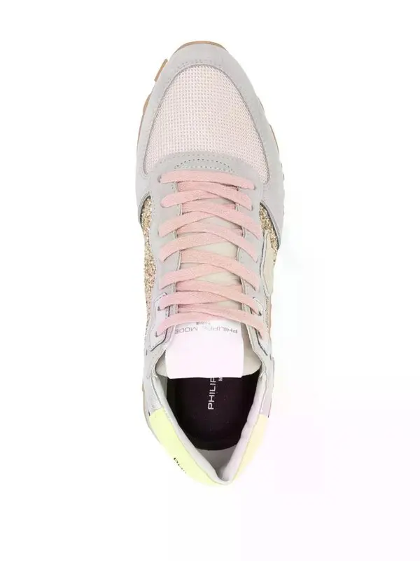 Philippe Model Tropez Haute Lace-up Sneakers - Grey