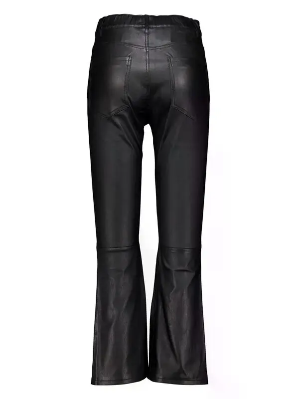PAULA Leather Flared Trousers