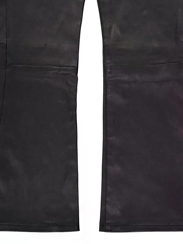 PAULA Leather Flared Trousers