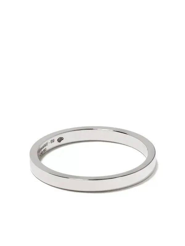 Le Gramme 18kt White Gold 3g Band Ring - Silver