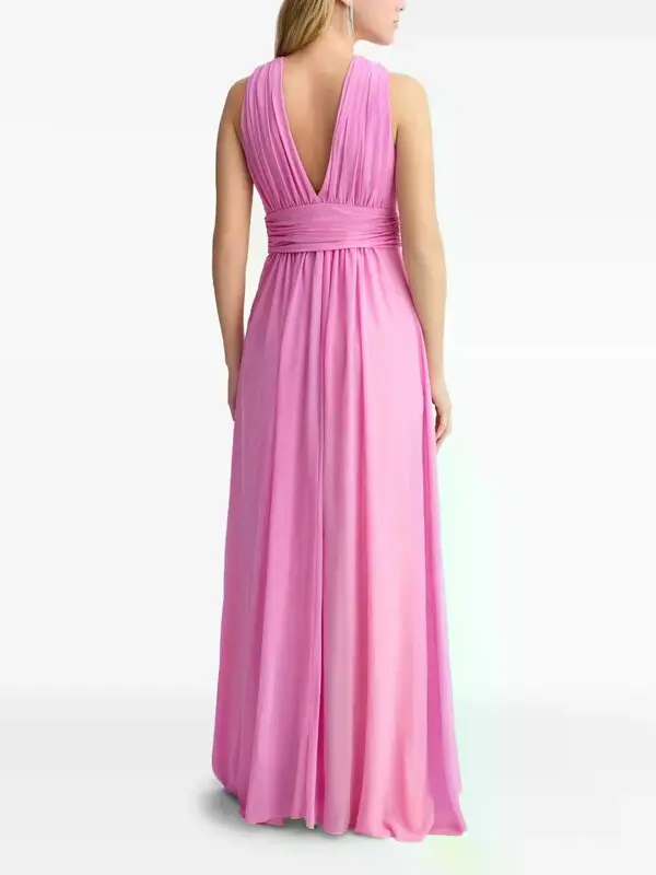 Liu Jo Halterneck Evening Gown With High Slit