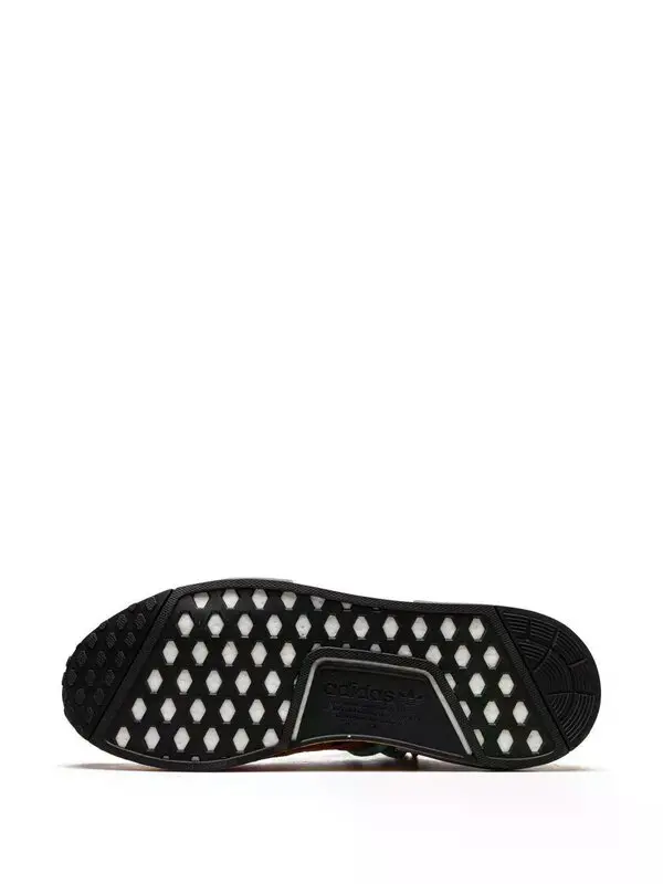 Adidas Nmd Hu Animal Print Lace Up Sneakers - Orange
