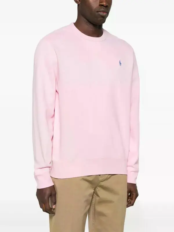 Polo Ralph Lauren Classic Sweatshirt With Polo Pony Motif - Pink