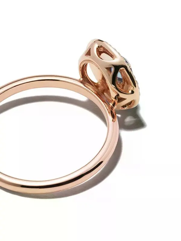 SELIM MOUZANNAR 18kt Rose Gold Sapphire And Diamond Ring