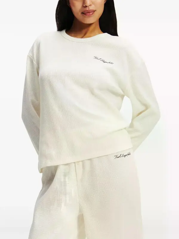 Karl Lagerfeld Hotel Karl Sheer Pyjama Set